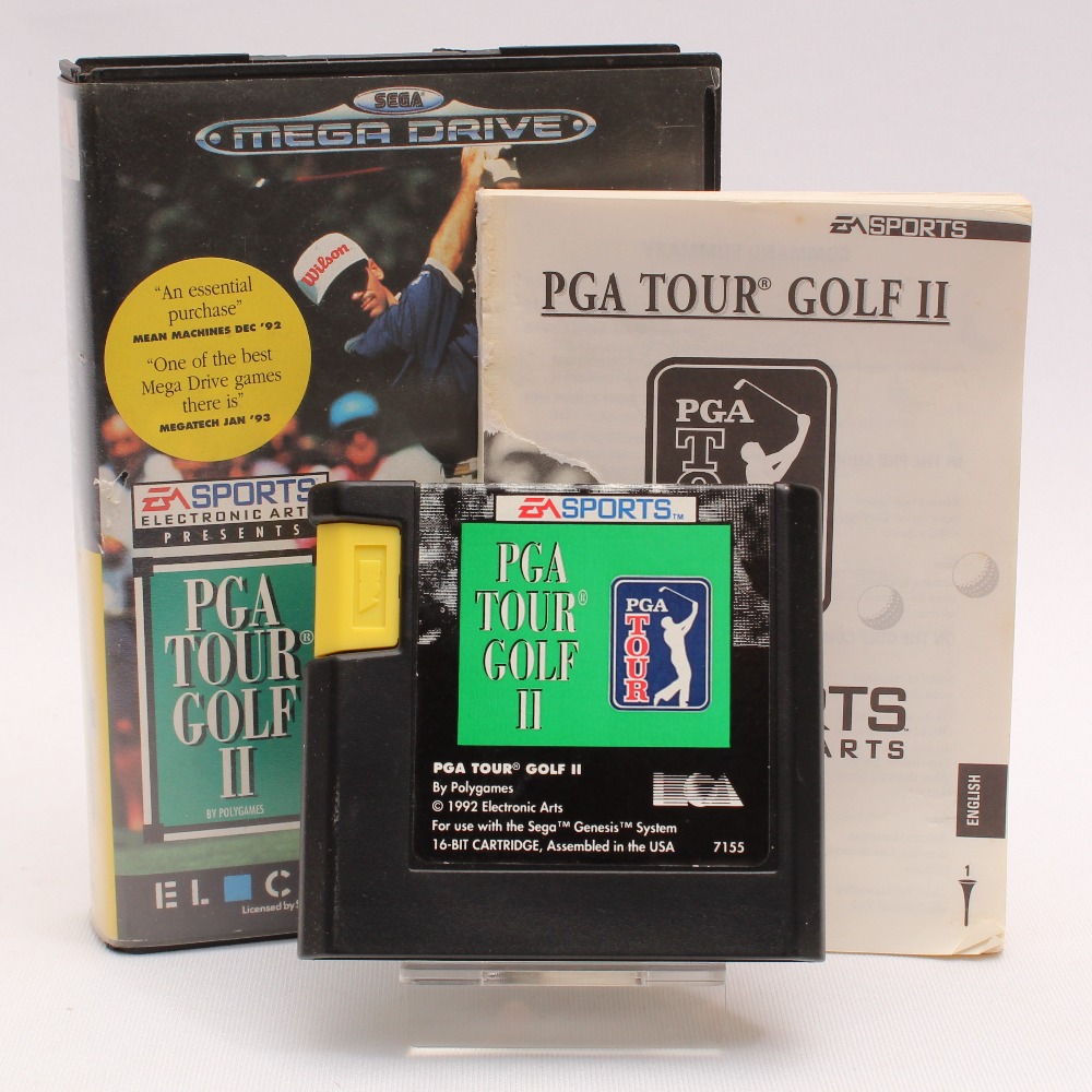 Pre-owned SEGA PGA Tour Golf II Sega Mega Drive Video Game - Complete ...